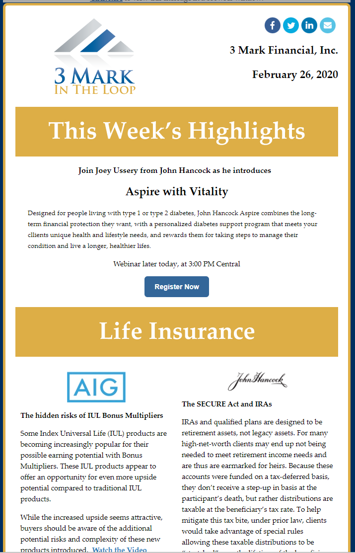 Get “In The Loop” - APEX Affinity Group